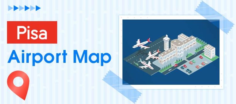Pisa Airport Map - Terminals & Car Park Area